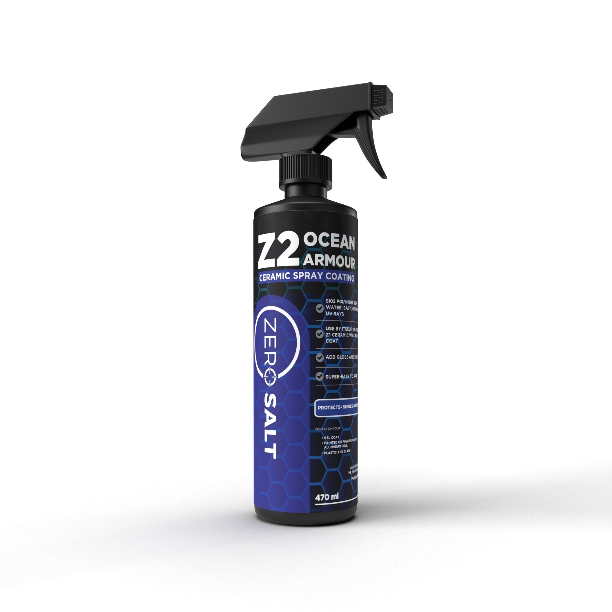 Z2 Ocean Armour Ceramic Spray - Sunblock for your boat – Zero Salt